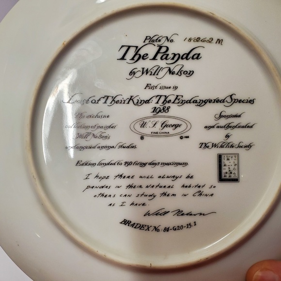 Accents | Endangered Species The Panda Collectors Plate | Poshmark
